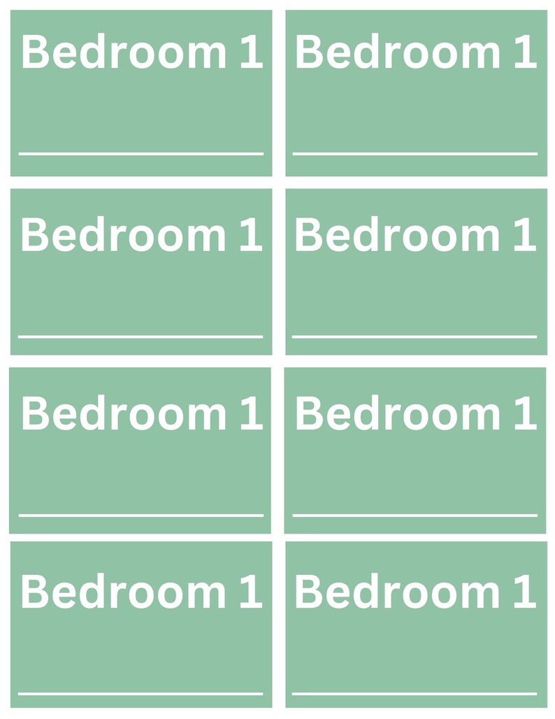 Moving Labels Printable Box Content Labels Storage Unit Organization ...