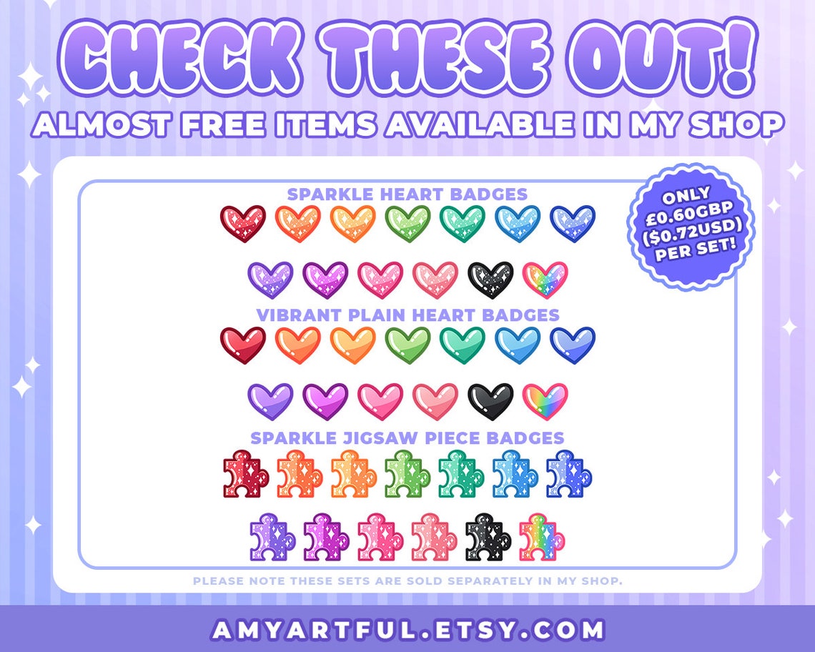 Twitch BIT / SUB Badges / Emojis / Emotes / Channel Art - Etsy