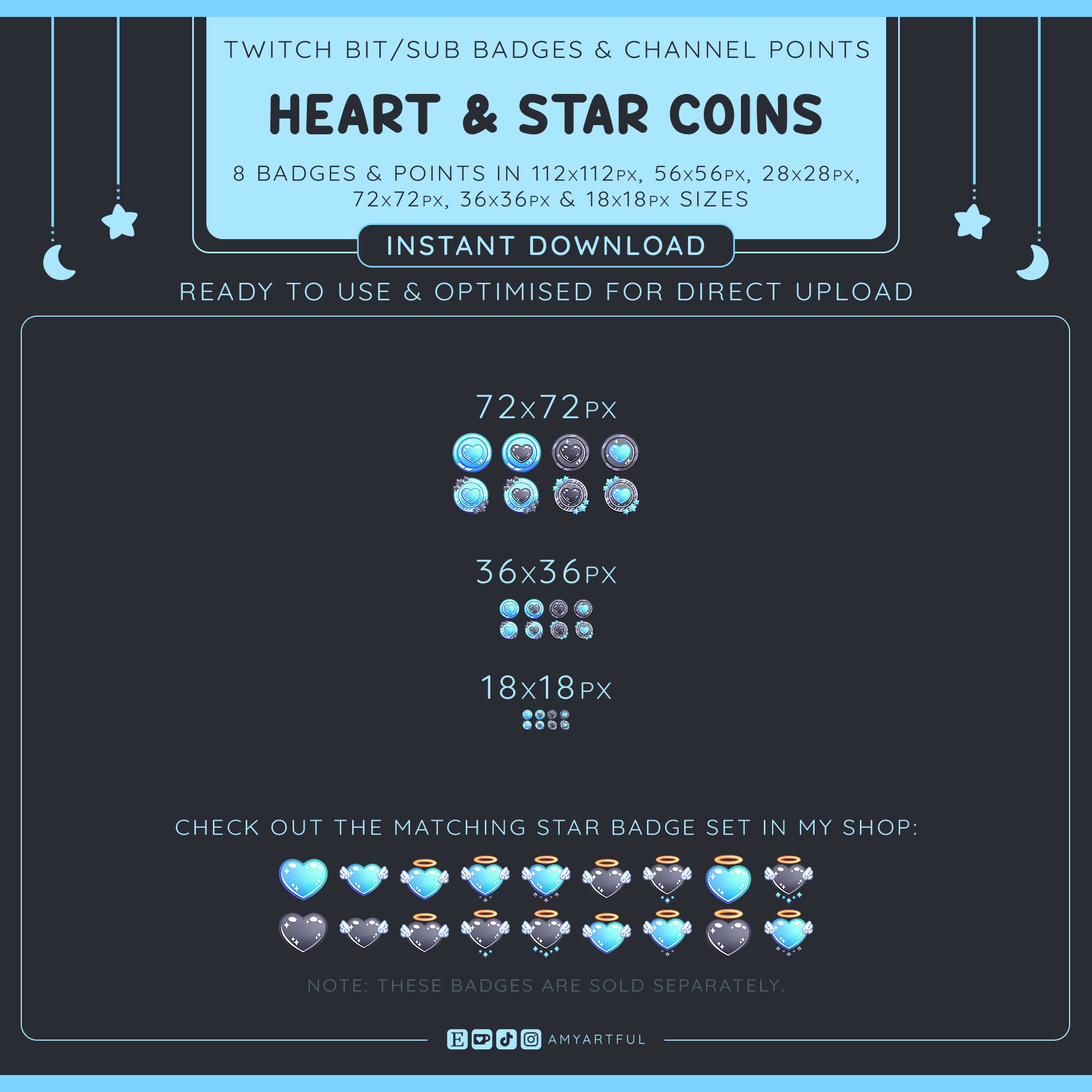 Twitch Channel Point / Emotes Pink & Purple Heart Coins Bundle - Etsy