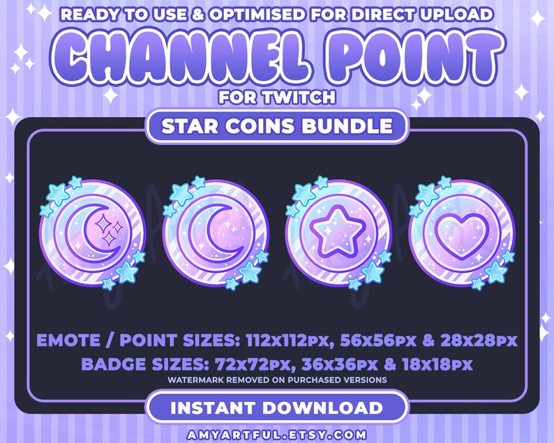 Twitch Channel Point / Emote / Emojis / SUB BIT Badges / - Etsy