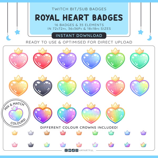Royal Twitch Emotes - Etsy