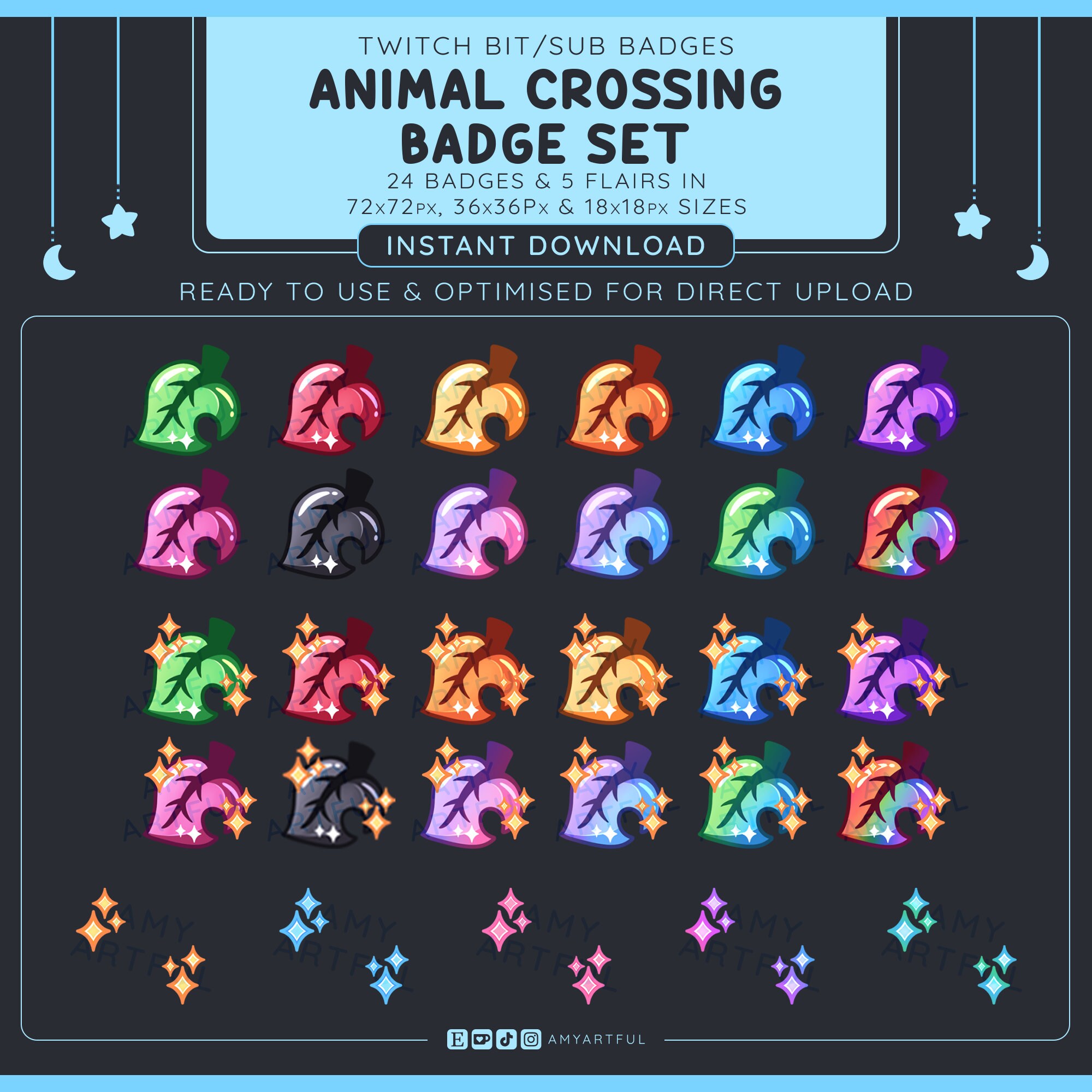 Twitch BIT SUB Badges / Flairs / Emotes / Emojis / Channel Art - Etsy