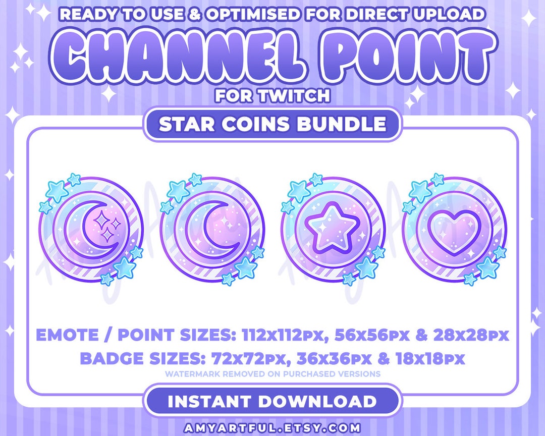 Twitch Channel Point / Emote / Emojis / SUB BIT Badges / - Etsy