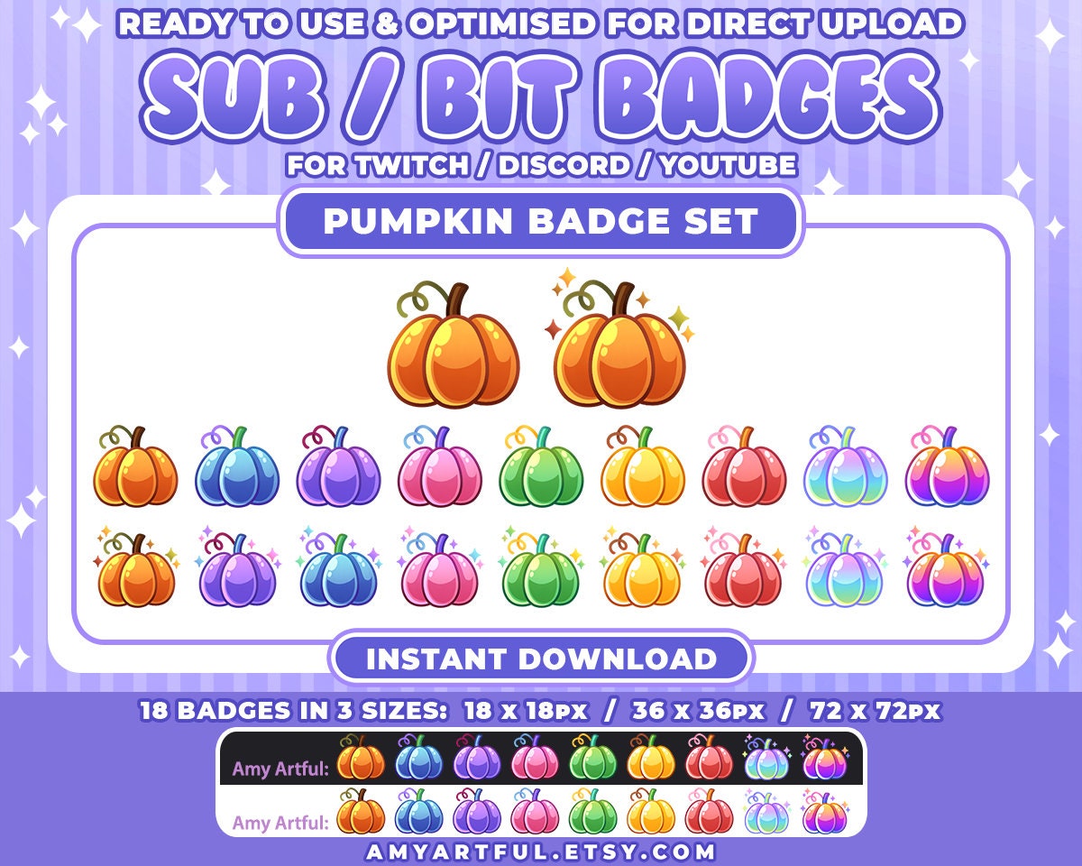 Twitch BIT SUB Badges / Flairs / Emotes / Emojis / Channel Art - Etsy