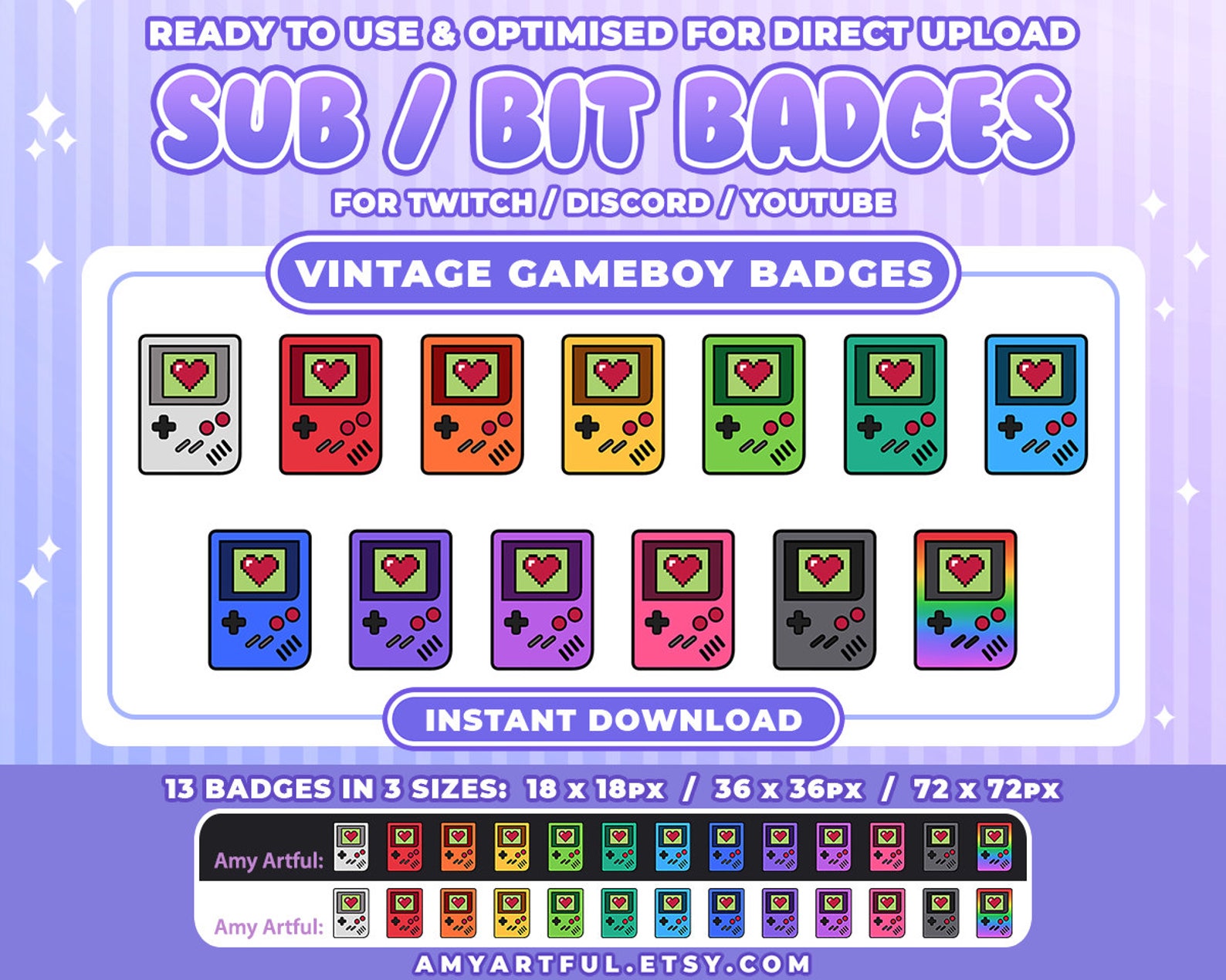Twitch BIT / SUB Badges / Emojis / Emotes / Channel Art - Etsy UK
