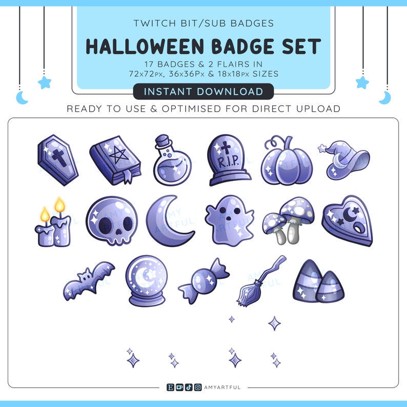 Twitch BIT SUB Badges / Flairs / Emotes / Emojis / Channel Art Pngs ...