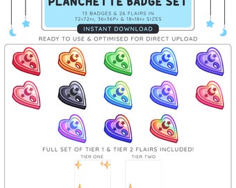 Twitch BIT SUB Badges / Flairs / Emotes / Emojis / Channel Art Pngs ...