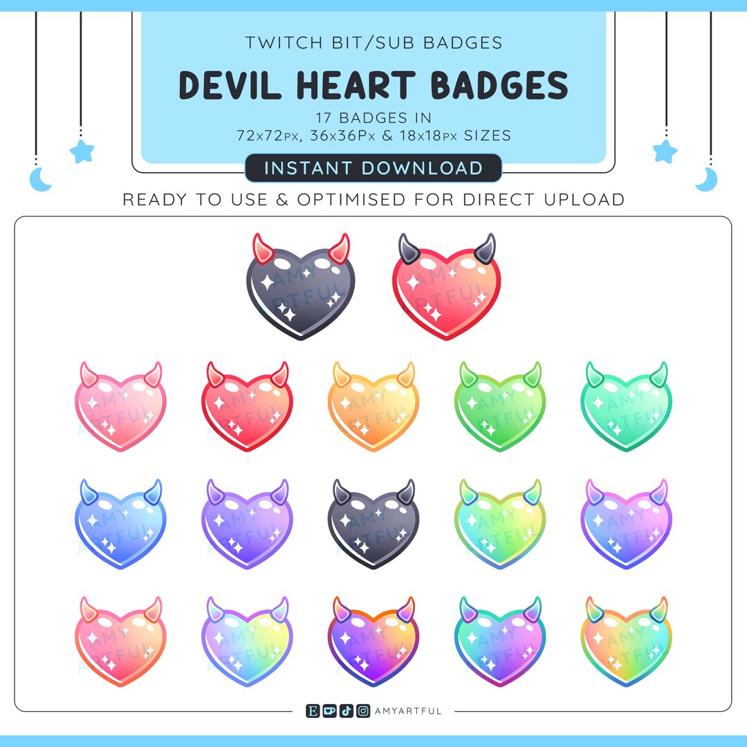 Twitch BIT SUB Badges / Flairs / Emotes / Emojis / Channel Art Pngs ...