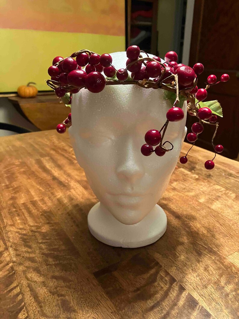 Bacchus Headpiece Crown Garland - Etsy