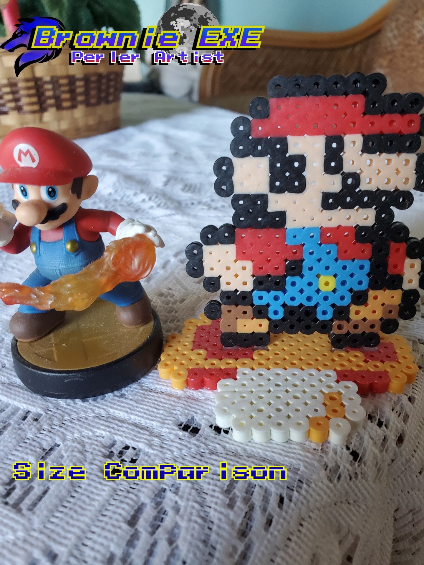 Super Mario Perler Figure - Etsy