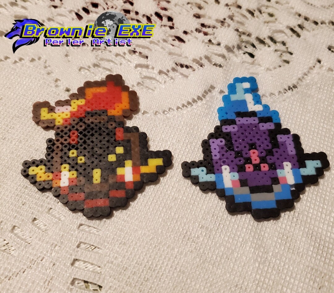 Pokemon Armarouge & Ceruledge Perler Jewelry - Etsy