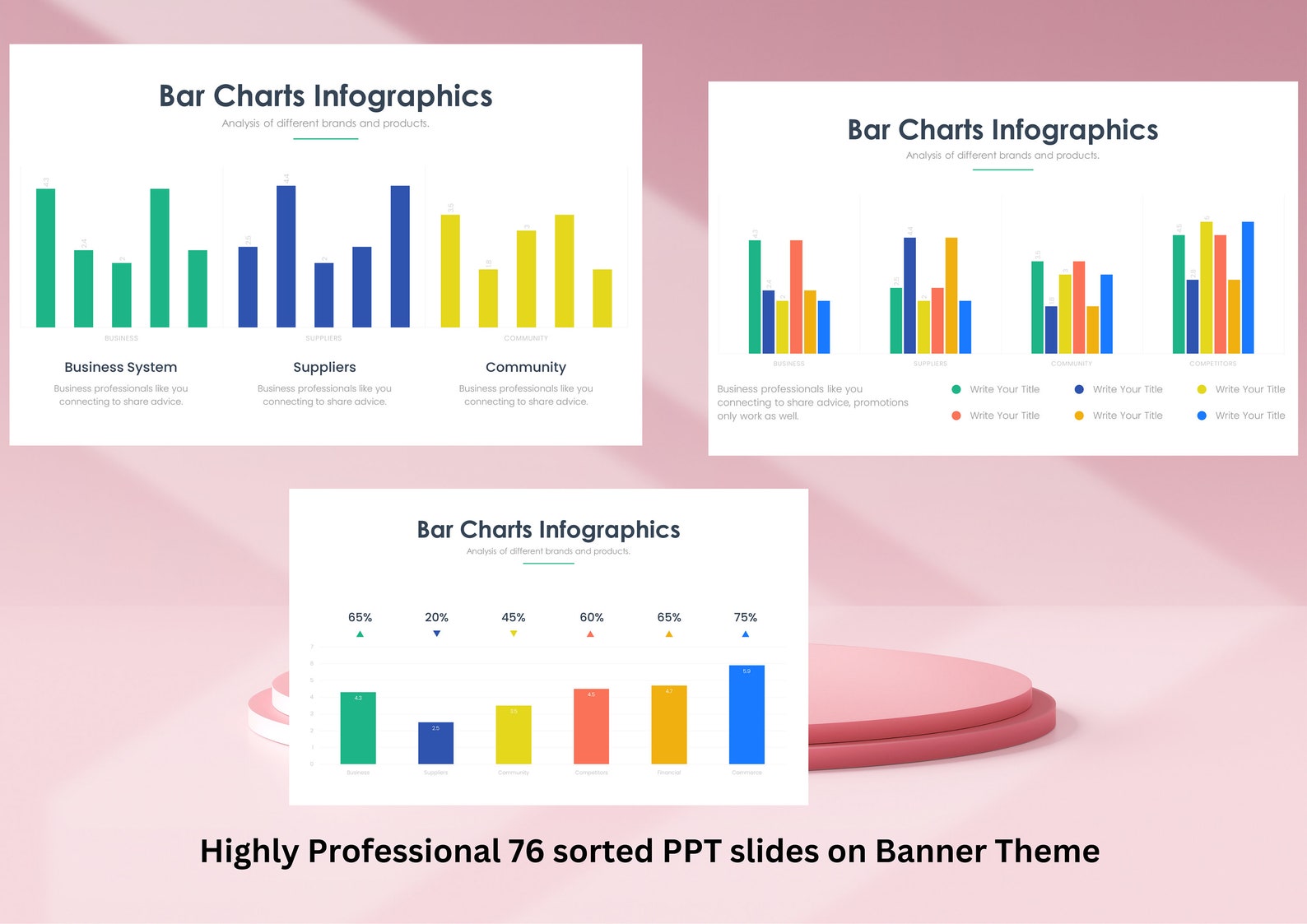 48 Highly Sorted Bar Graph PPT Editable Templates | Bar Graph Theme ...