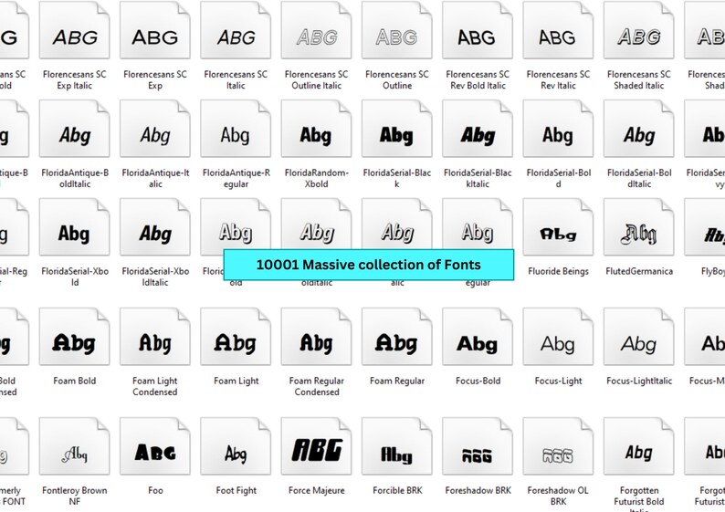 10001 Best Collection of Ultimate Font Bundles | Commercial Use ...