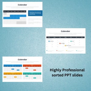 20 Calendar Highly Sorted PPT Editable Slides Template | Calendar Theme ...