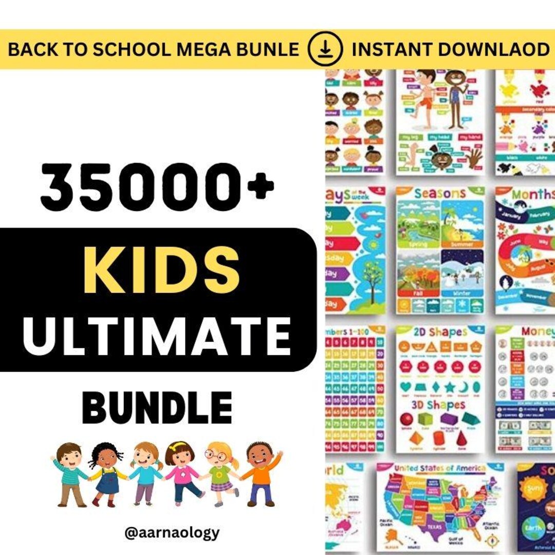 35000+ the Ultimate BACK TO SCHOOL Mega Bundle: Digital Download ...