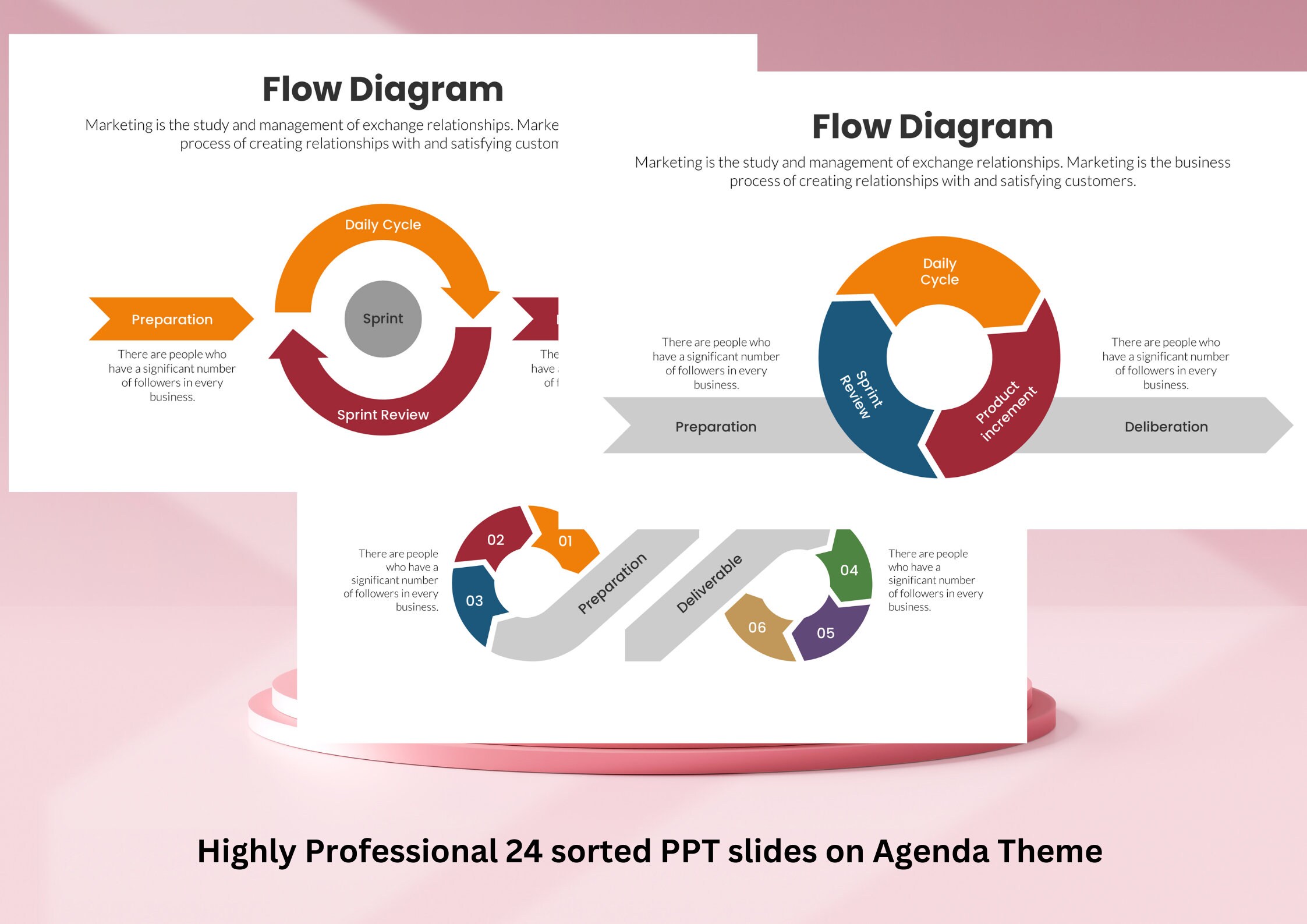 20 Editable Highly Sorted Flow PPT Slides Template Flow Theme 20 Slides ...