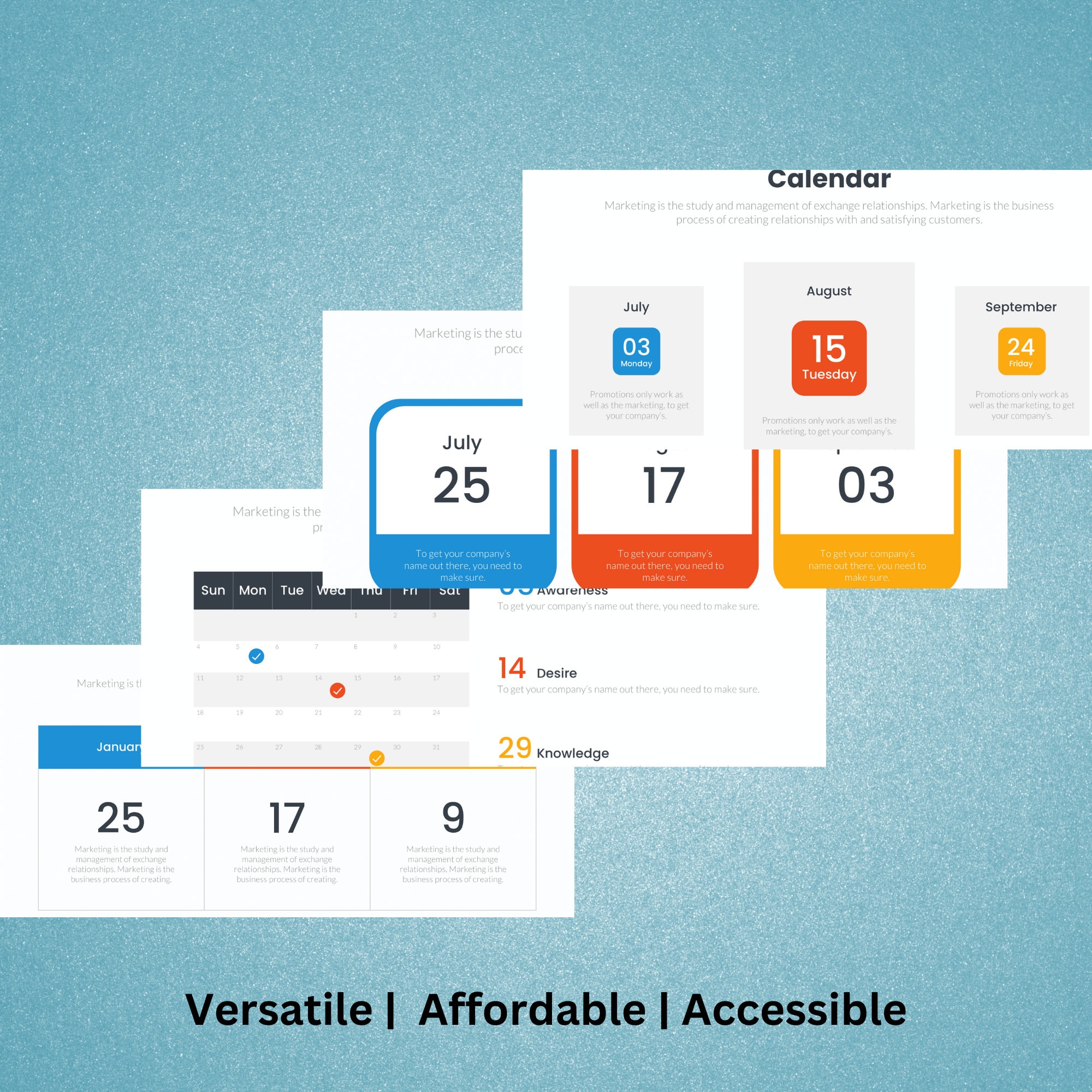 20 Calendar Highly Sorted PPT Editable Slides Template | Calendar Theme ...