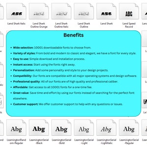 10001 Best Collection of Ultimate Font Bundles | Commercial Use ...