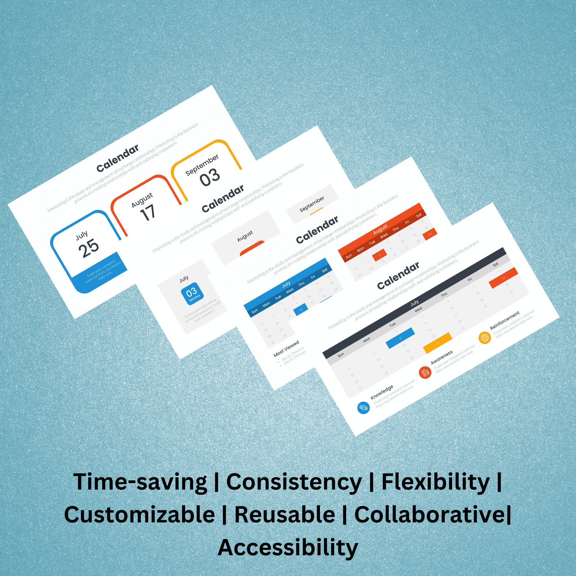 20 Calendar Highly Sorted PPT Editable Slides Template | Calendar Theme ...