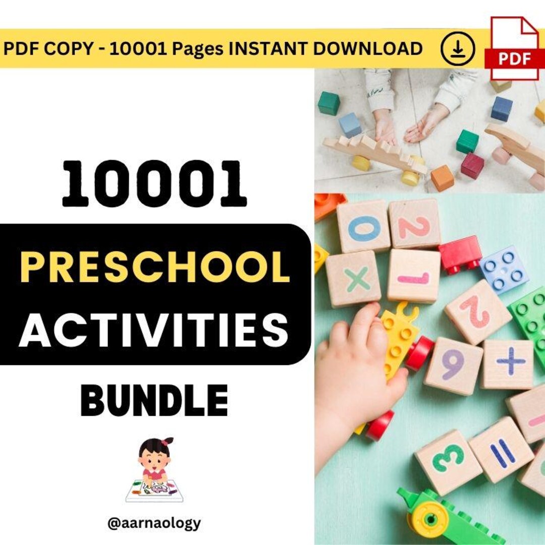 10001 Preschool Brain Development Worksheets | Fun Learning Activities ...