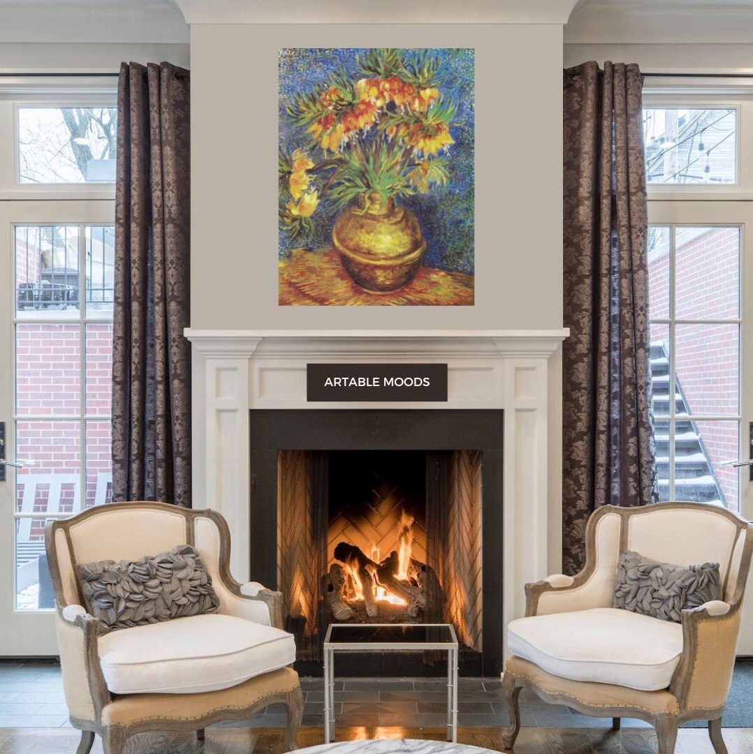 Van Gogh Canvas Print Wall Decor, Vintage Canvas Art Home Decor Canvas ...