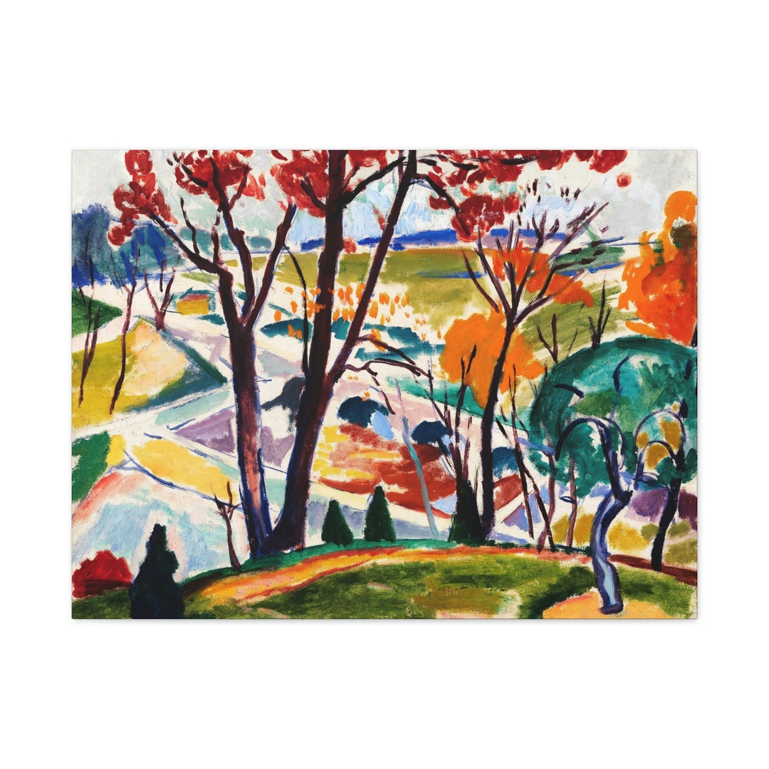 Landscape, Bridge, Huntingdon Valley, Henry Lyman Sayen Abstract Art ...