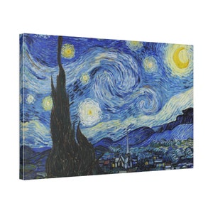 The Starry Night, Vincent Van Gogh, Dutch, Post-impressionist Painting ...