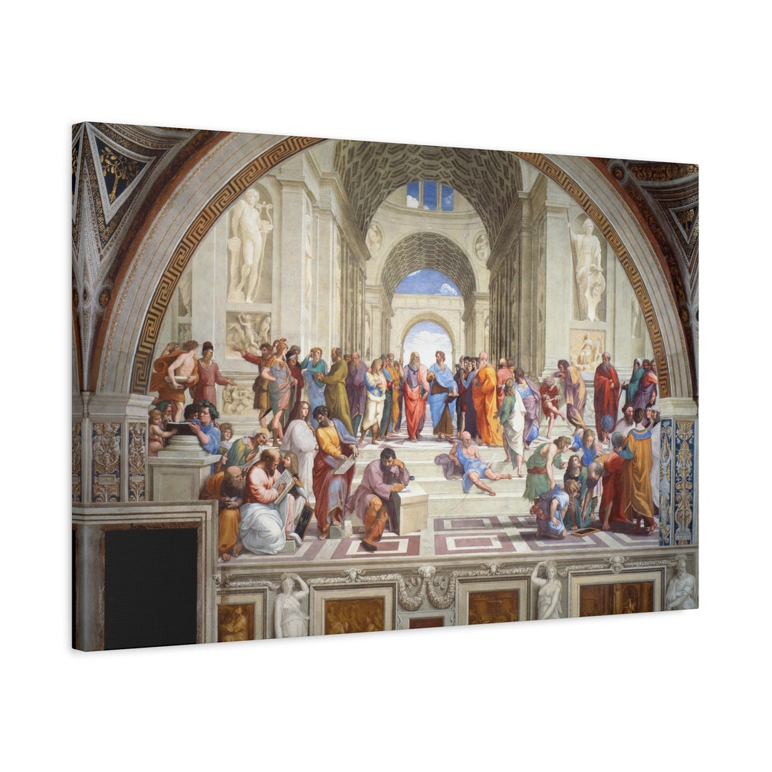 The School of Athens, Raphael, Italian Renaissance, Vintage Art ...