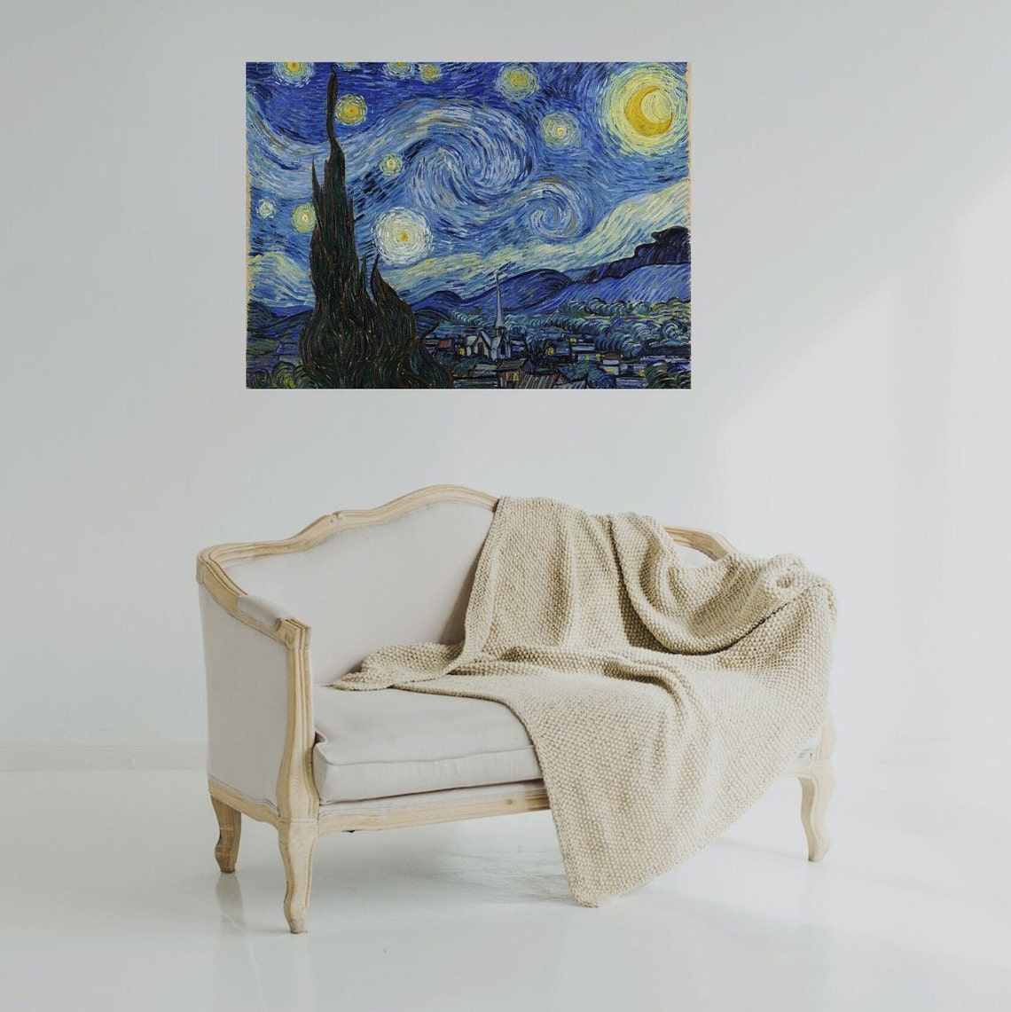 The Starry Night, Vincent Van Gogh, Dutch, Post-impressionist Painting ...