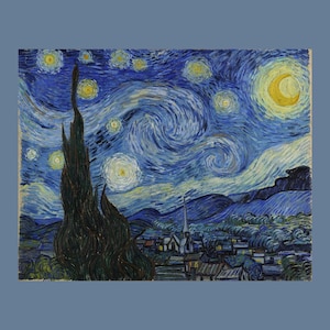 The Starry Night, Vincent Van Gogh, Dutch, Post-impressionist Painting ...