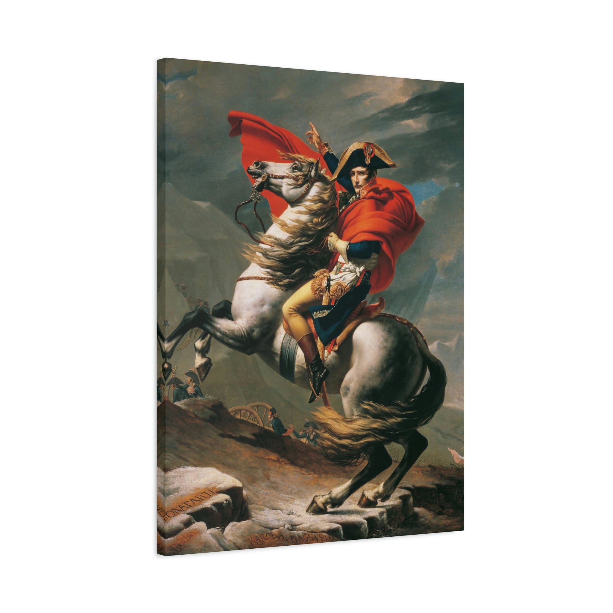 Napoleon Crossing the Alps, Jacques-louis David, French Painter, Canvas ...
