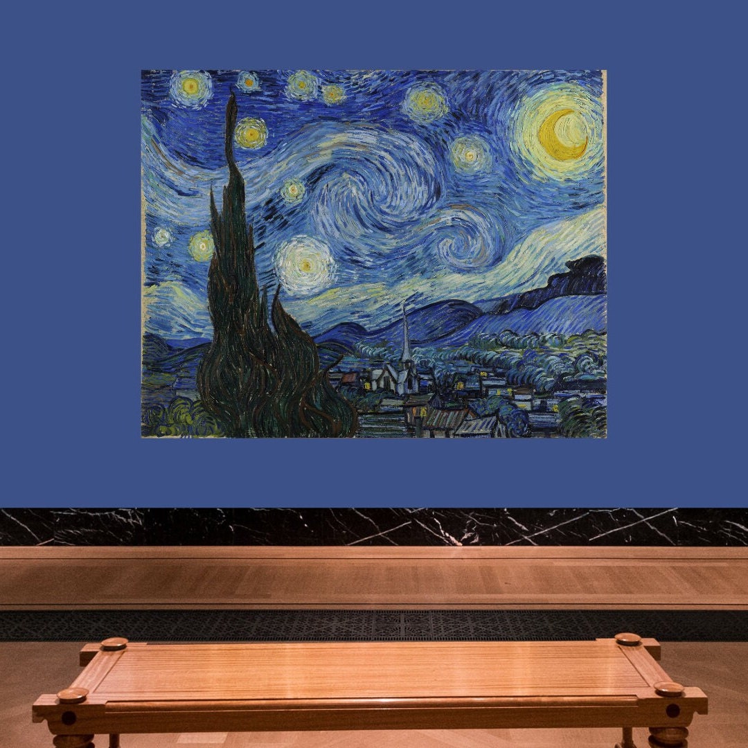 The Starry Night, Vincent Van Gogh, Dutch, Post-impressionist Painting ...