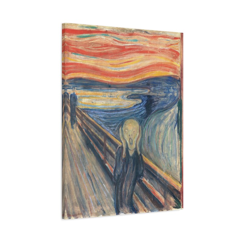 The Scream, Edvard Munch, Norwegian Artist, Masterpiece, Vintage Art ...