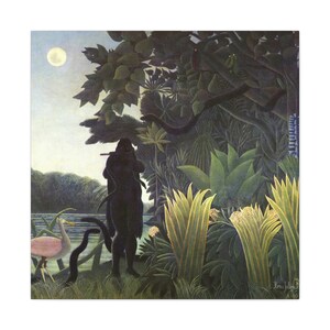 Rousseau Canvas Print Wall Decor, Vintage Canvas Art Home Decor Canvas ...