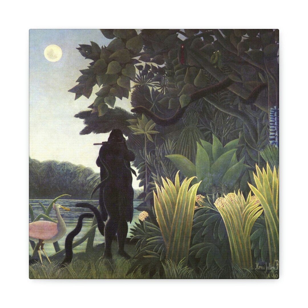 Rousseau Canvas Print Wall Decor, Vintage Canvas Art Home Decor Canvas ...