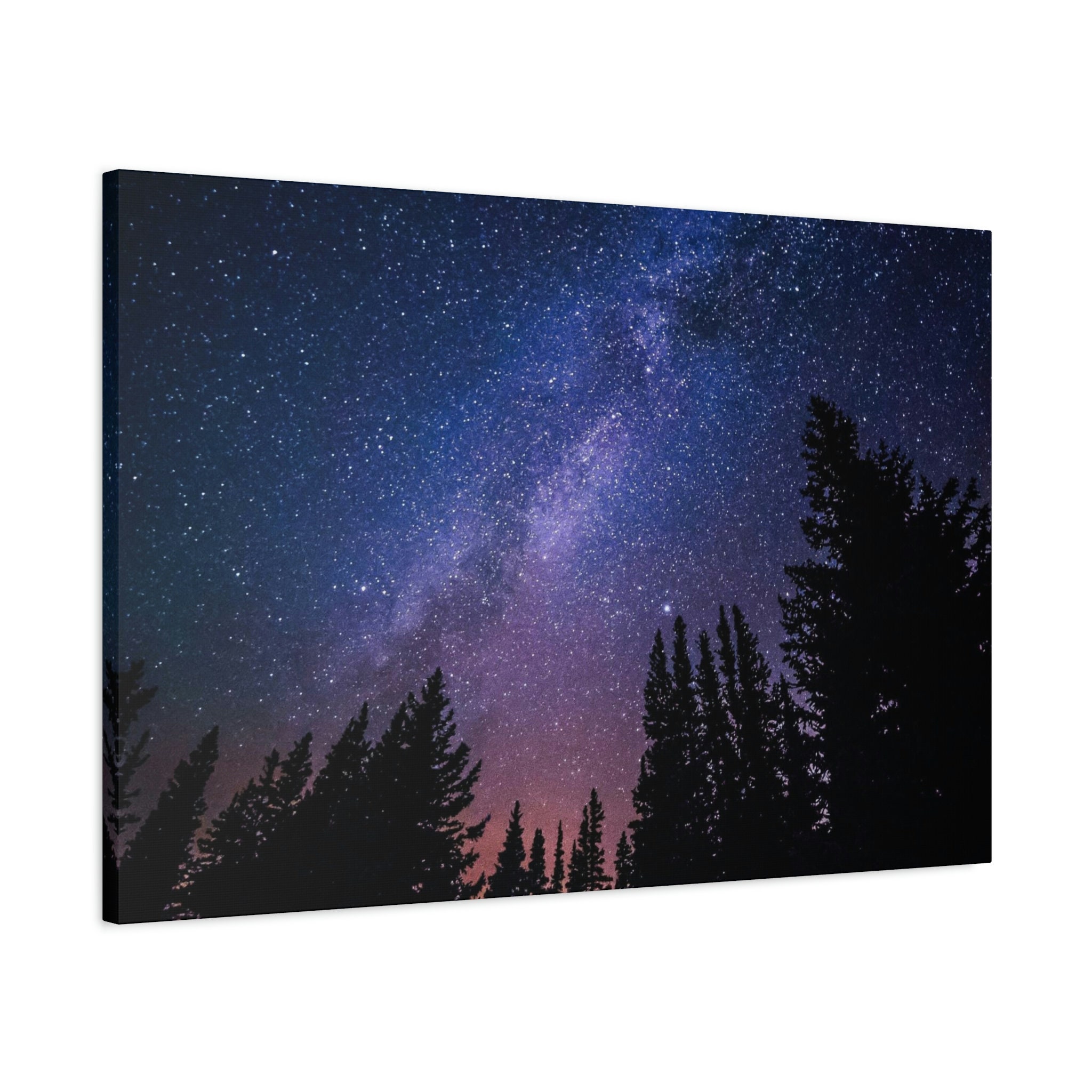 Night Sky Canvas Print Wall Decor, Canvas Art Home Decor Canvas Wall ...