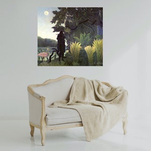Rousseau Canvas Print Wall Decor, Vintage Canvas Art Home Decor Canvas ...