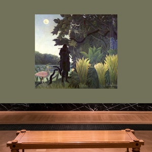 Rousseau Canvas Print Wall Decor, Vintage Canvas Art Home Decor Canvas ...
