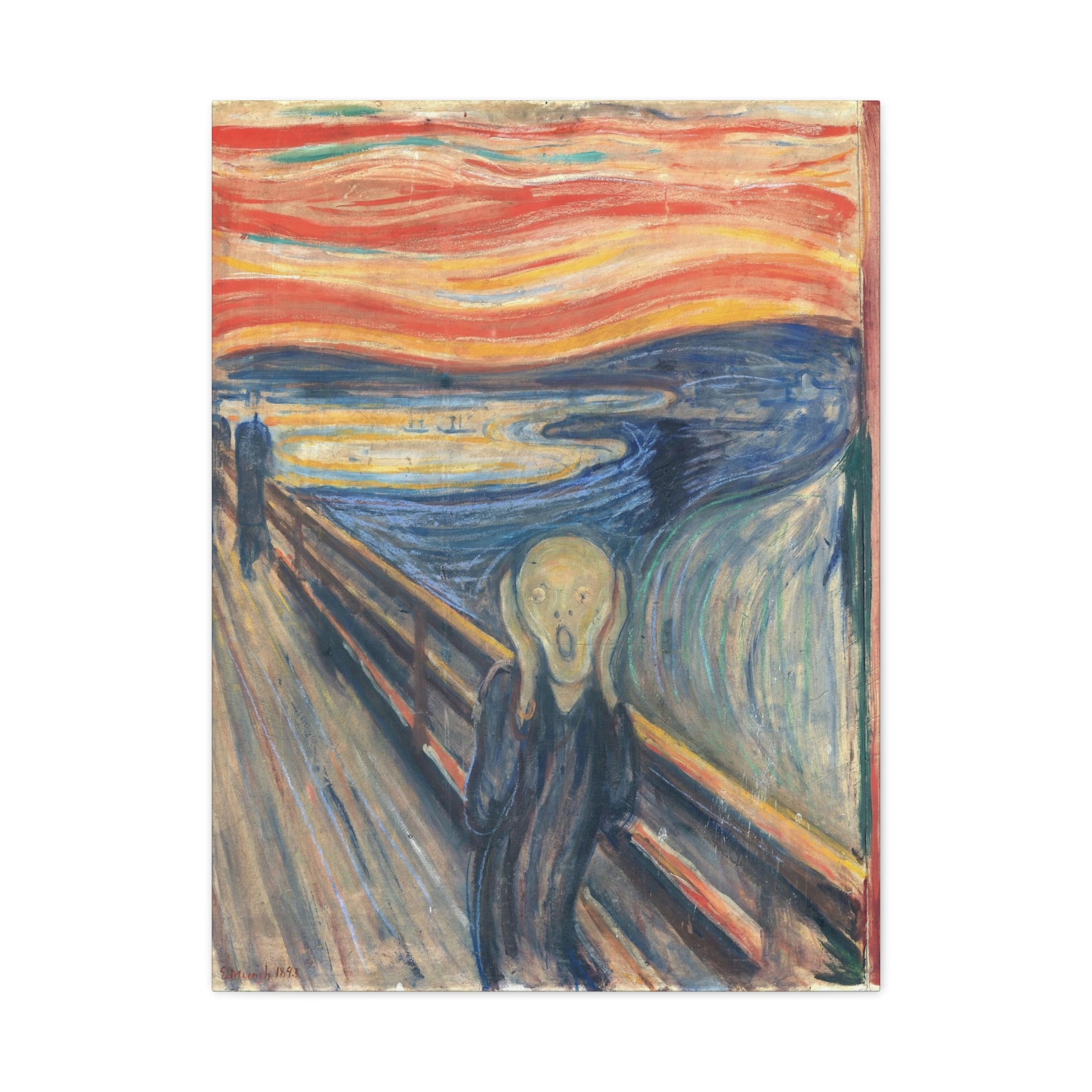 The Scream, Edvard Munch, Norwegian Artist, Masterpiece, Vintage Art ...