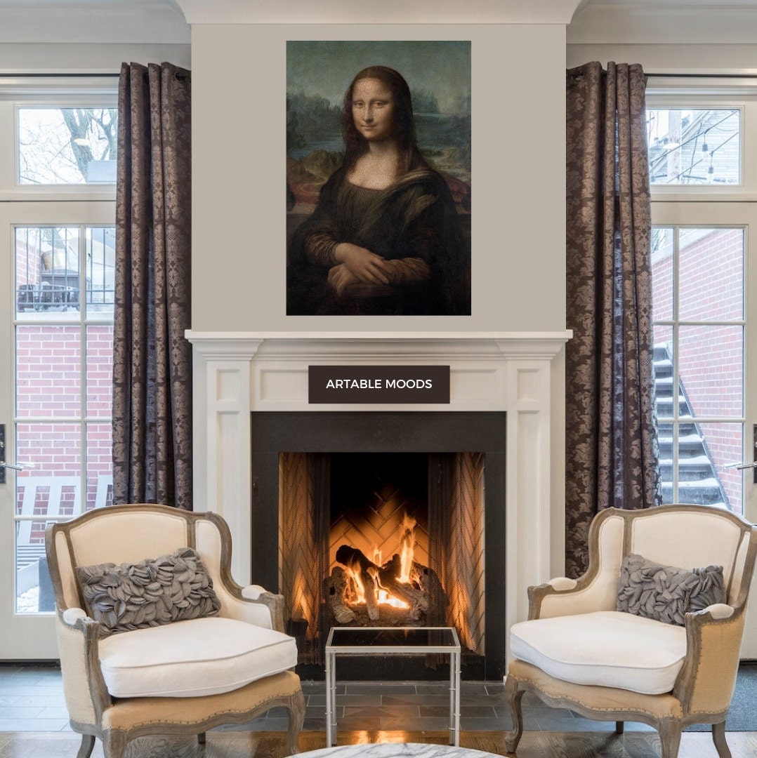 The Mona Lisa Leonardo Da Vinci Italian Painter - Etsy