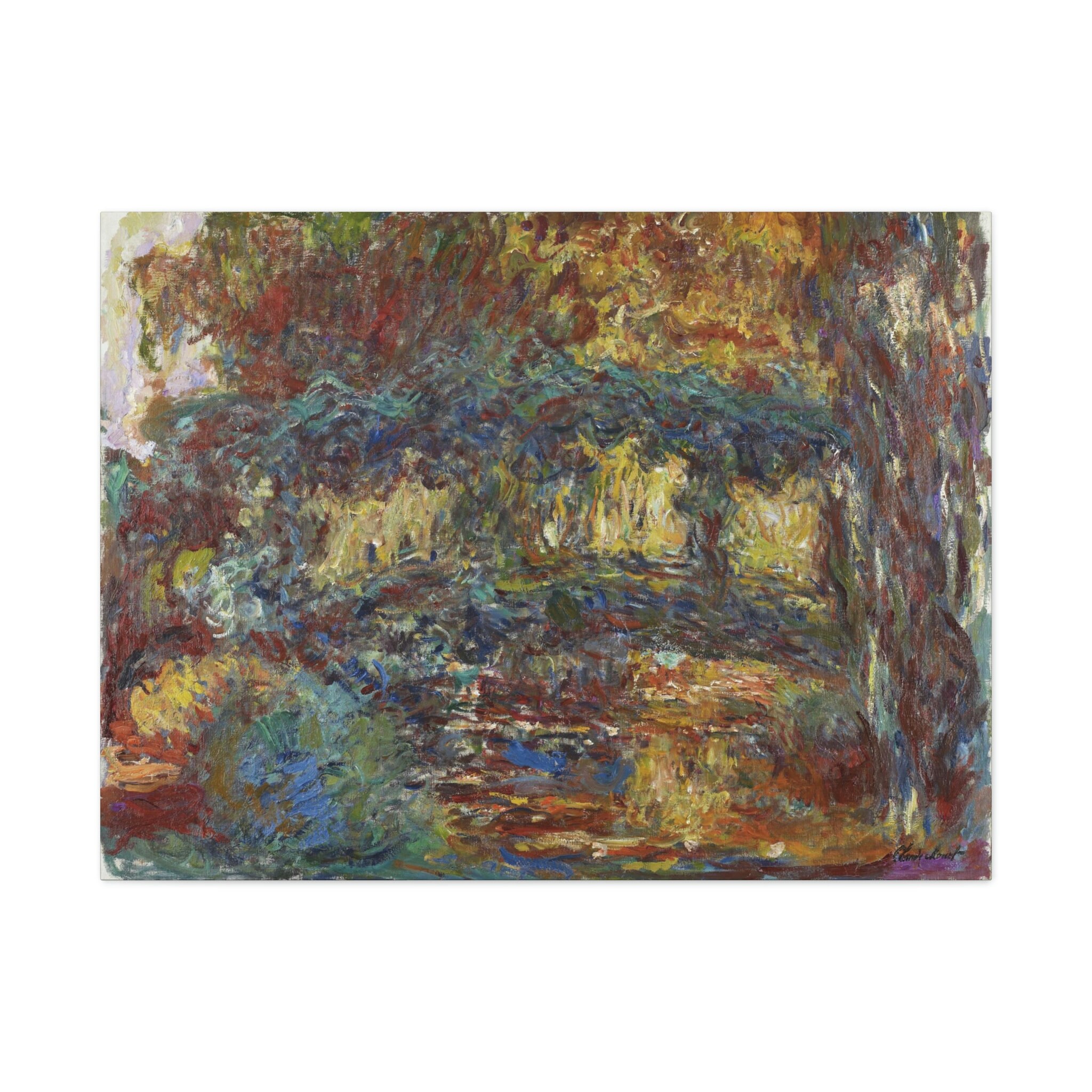 The Japanese Footbridge, Claude Monet, French Painter, Impressionist ...