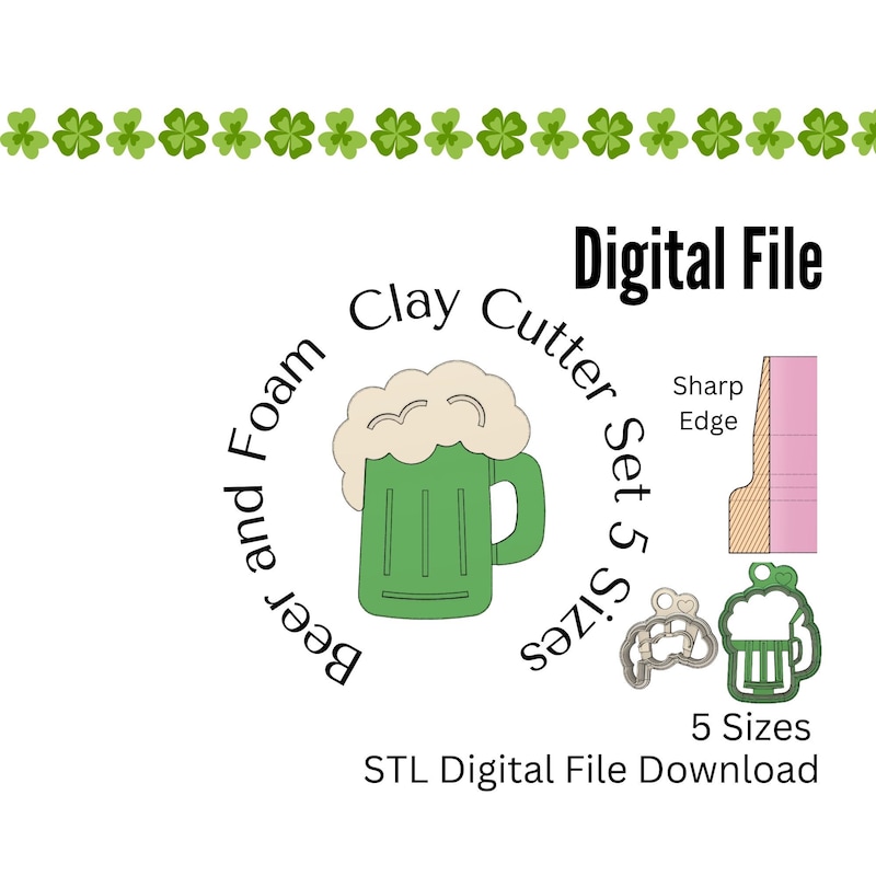 St Patrick's Day 3d Prints - Etsy