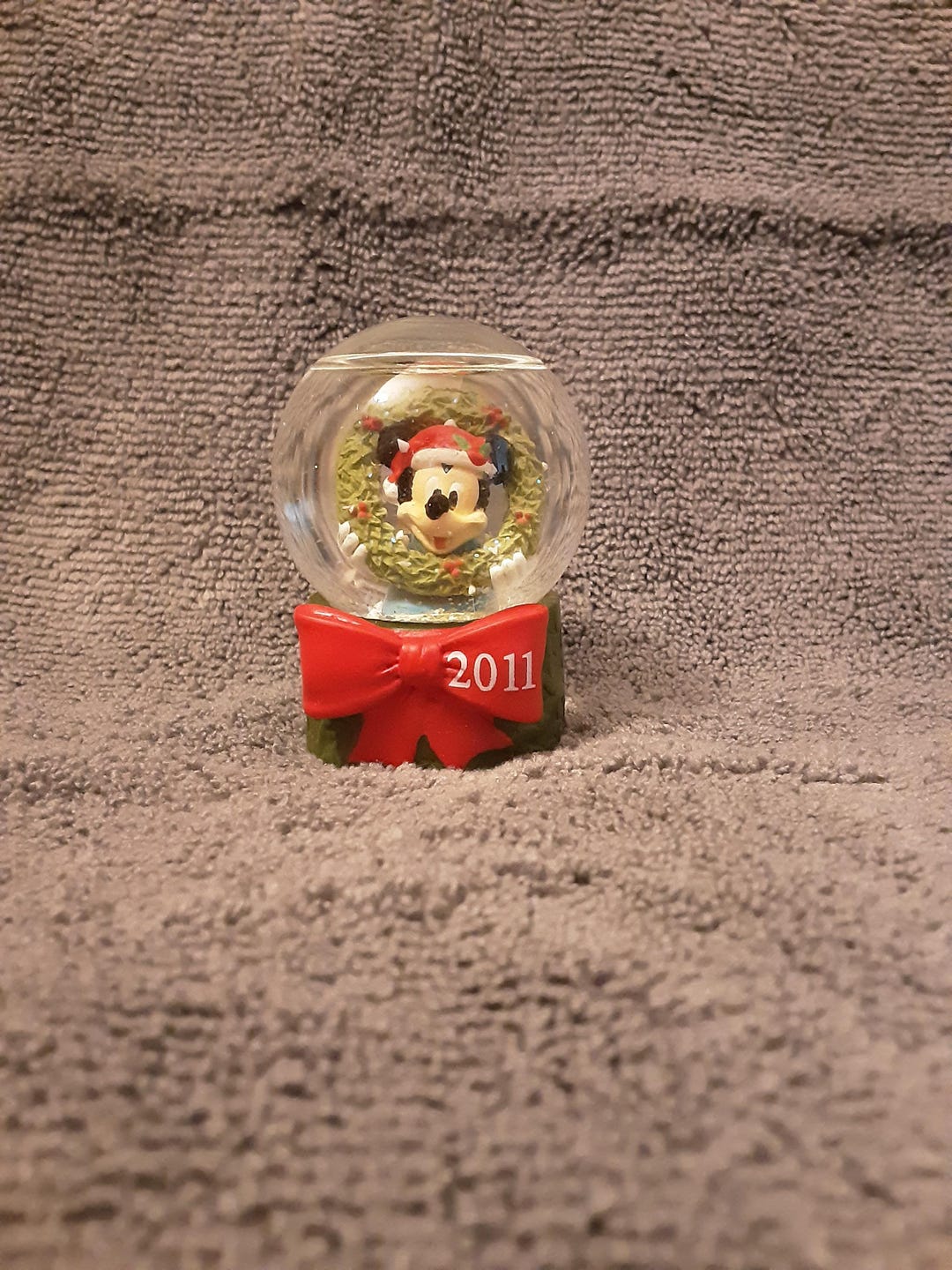 Jcpenney Disney Mickey Mouse Miniature Christmas Snow Globe - Etsy