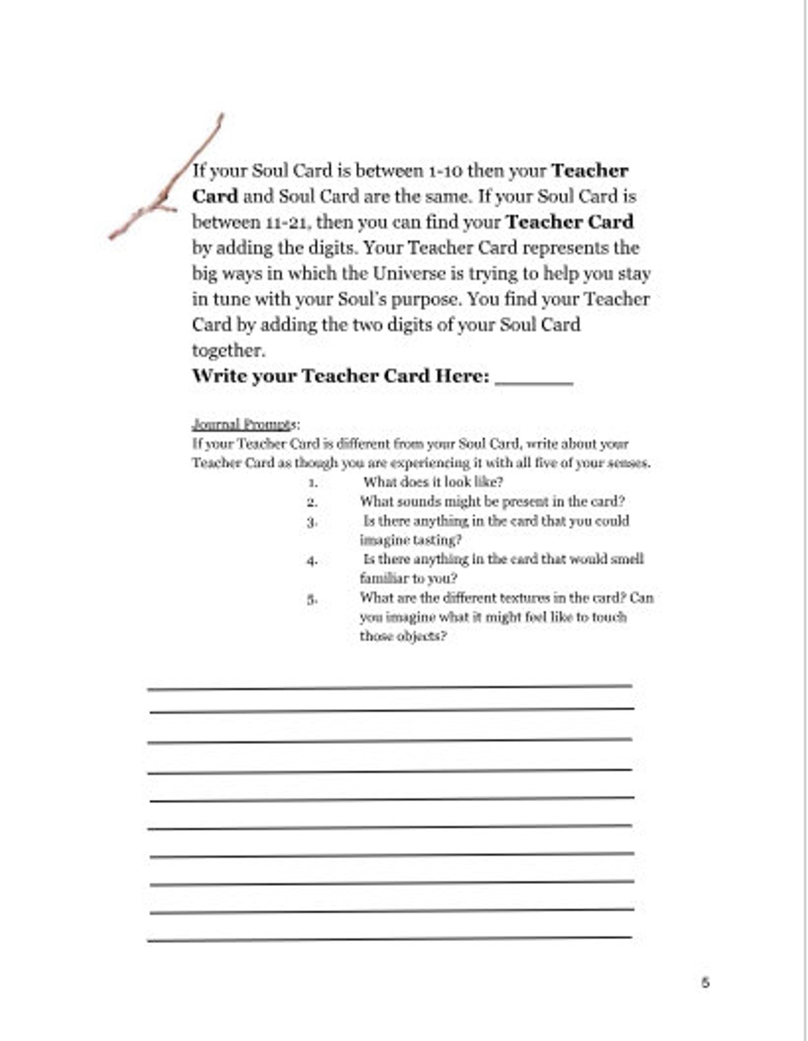 Tarot Profile Workbook- Calculateand Understand Your Tarot Profile - Etsy