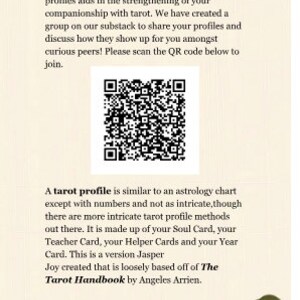 Tarot Profile Workbook- Calculateand Understand Your Tarot Profile - Etsy