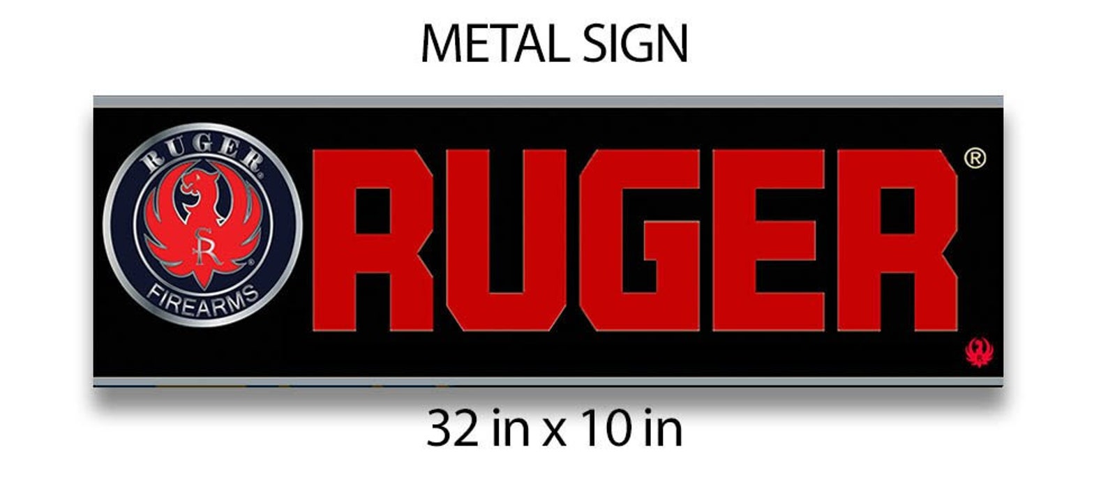 RUGER Dealer Sign Ammo Firearms Man Cave Gun Shop - Etsy