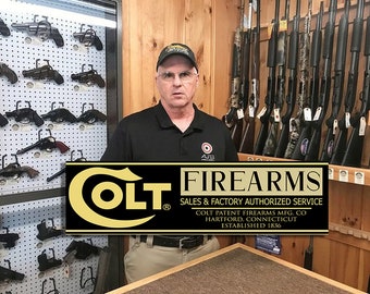 Cast Iron Oval Colt Firearms Sign Plaque Garage Fence Yard - Etsy