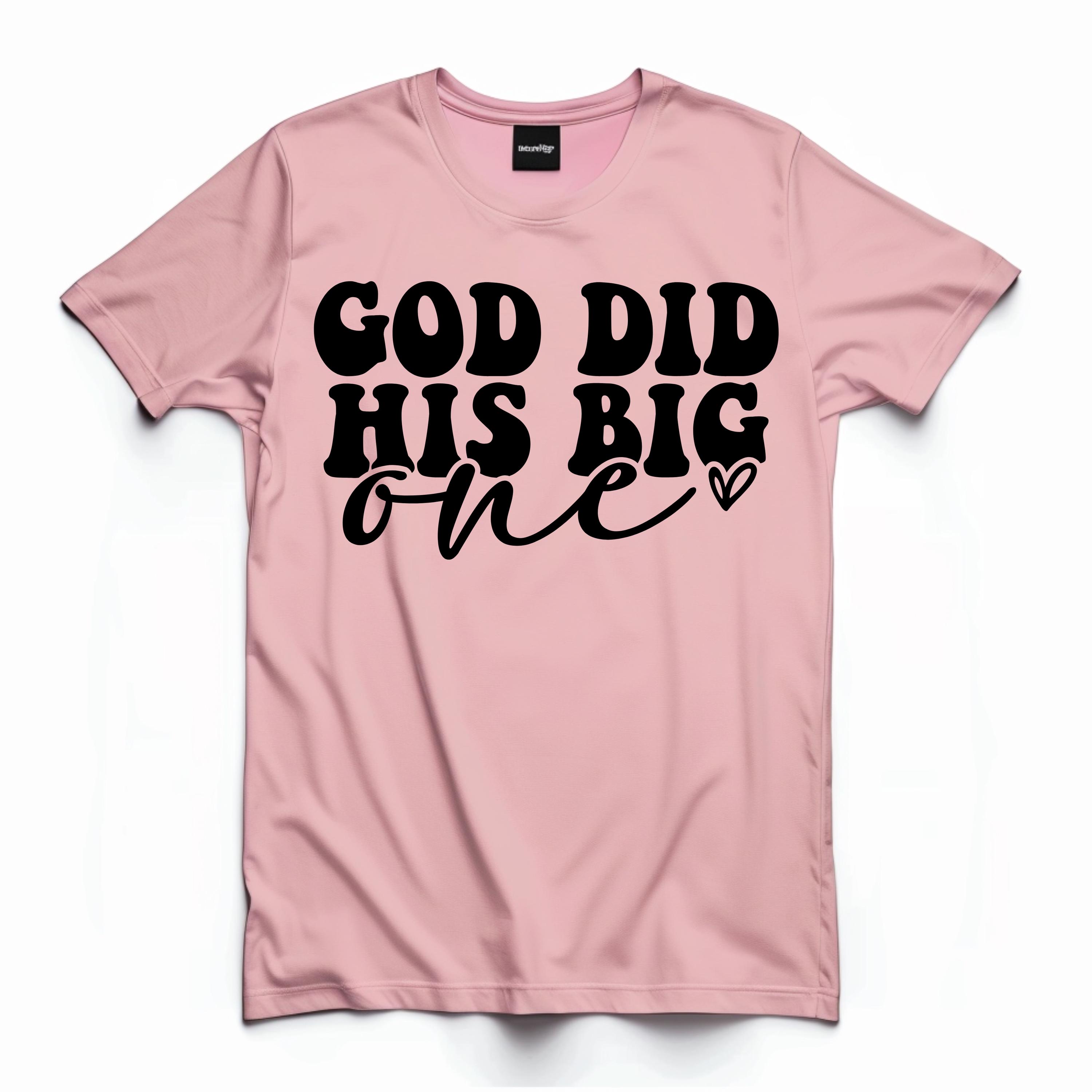 God Did His Big One SVG, God PNG, Christian Svg, Religious Svg, Faith ...