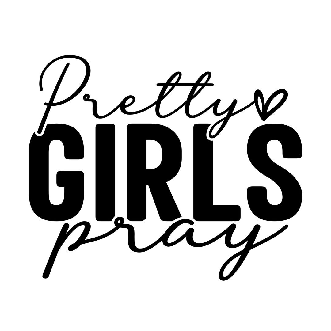 Pretty Girls Pray SVG, God PNG, Christian Svg, Religious Svg, Faith Svg ...