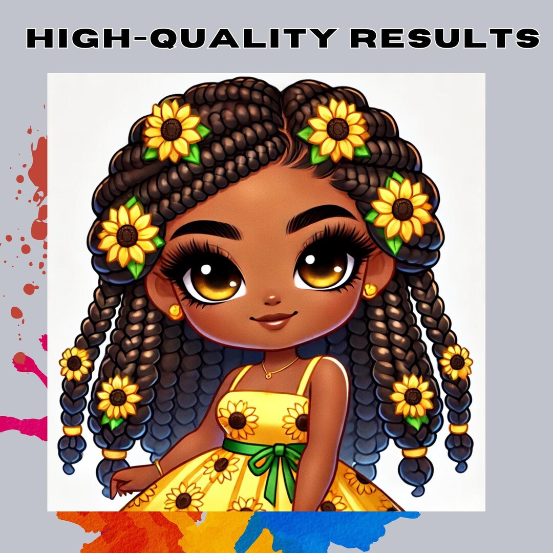 Sunflower Chibi Prompt Guide: 1 Dalle Prompt, 1 Midjourney Prompt, 2 ...